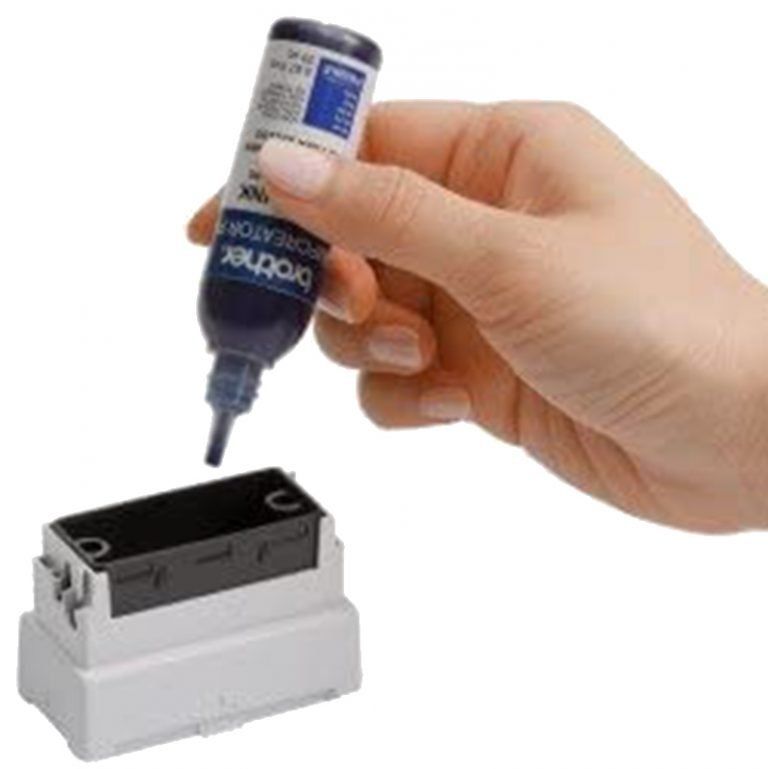 pote de tinta Brother PR-INK - Tinta Brother para carimbos - DigiSellos